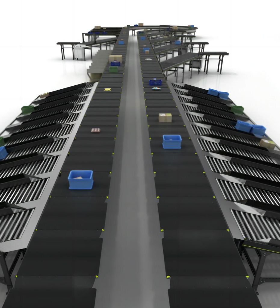 Cross Belt Sorter System - Atmos | Warehouse Automation | Global Robotics Company