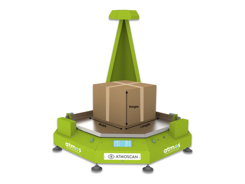 Dimension Weight Scanning System - Atmos | Warehouse Automation ...